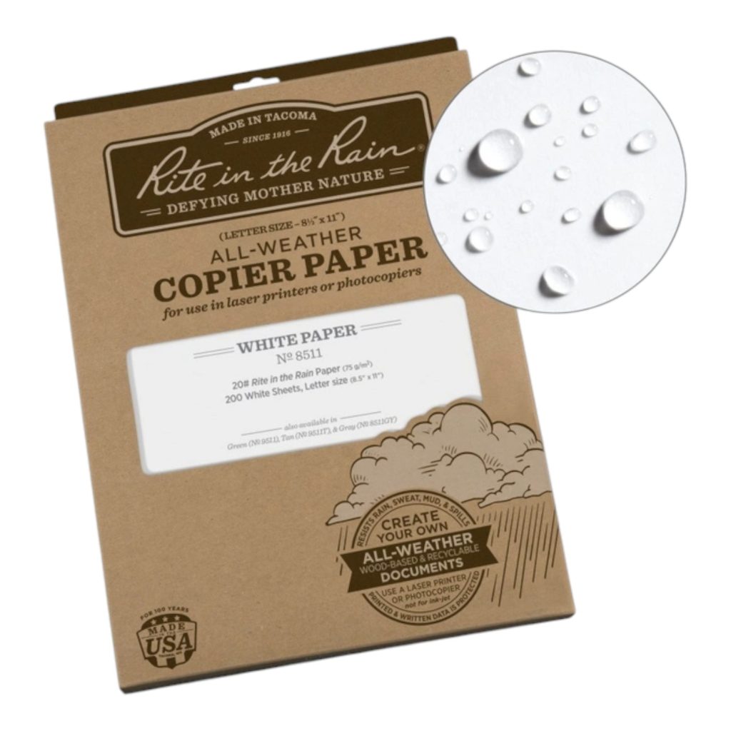 RESMA 200 HOJAS 8511 CARTA – RITE IN THE RAIN – Geoequipos S.A.