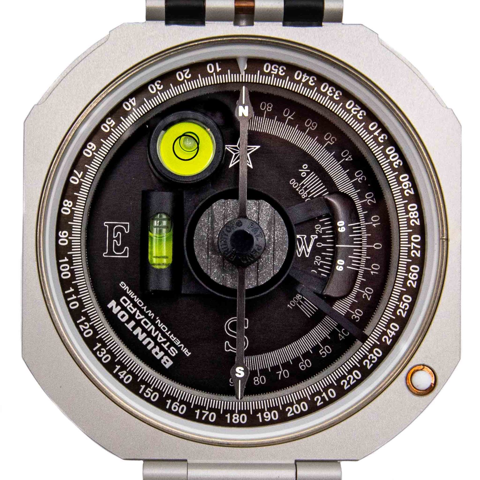 BRUJULA GEOLOGICA BRUNTON 5020 360º METALICA INCLUYE ESTUCHE ...